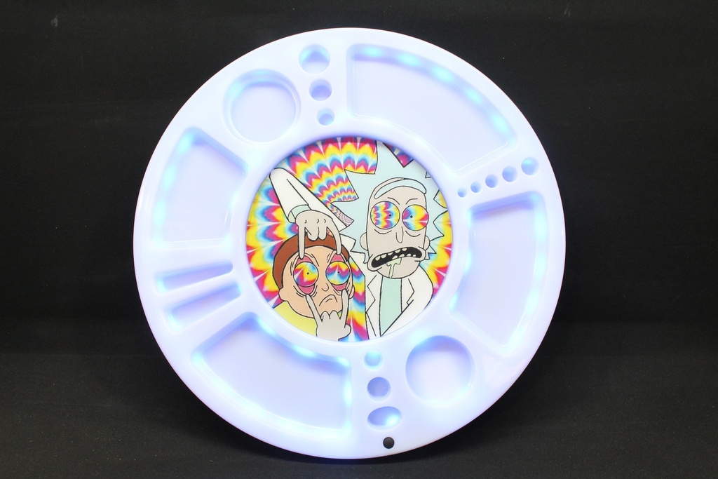LED Plastic Rolling Spin Tray | Carytown Tobacco Inc.