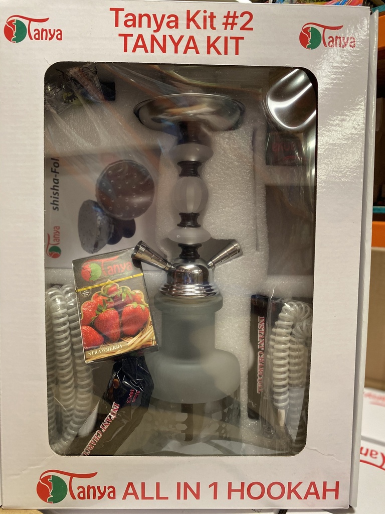 Tanya Hookah Kit Ii Gray Carytown Tobacco Inc