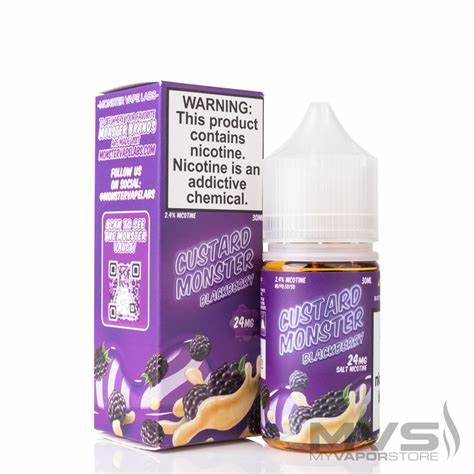 Custard Monster Blackberry 24mg | Carytown Tobacco Inc.