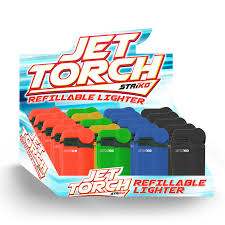Striko Torch Lighter Refillable Lighters | Carytown Tobacco Inc.