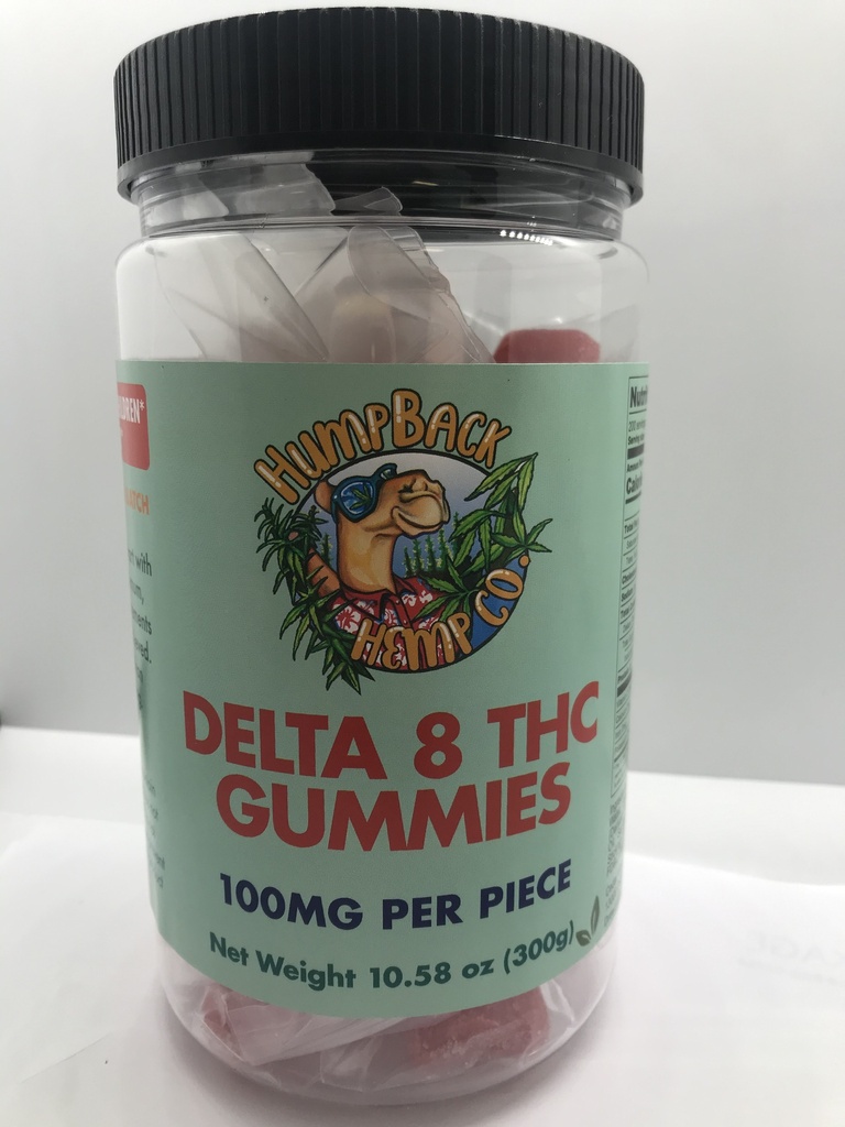 50 Hump Back Delta 8 THC Gummies - 100mg per Piece | Carytown Tobacco Inc.