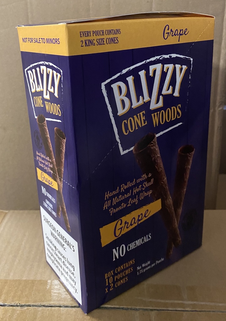 Blizzy Cone Woods- Grape | Carytown Tobacco Inc.