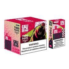 Cali- Frozen Strawberry Kiwi 7000 Puffs- 6 Pack | Carytown Tobacco Inc.