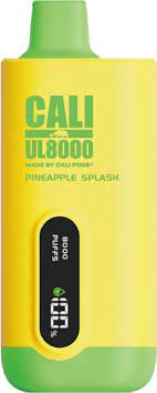 Cali- Pineapple Splash 8000 Puffs- 6 Pack | Carytown Tobacco Inc.
